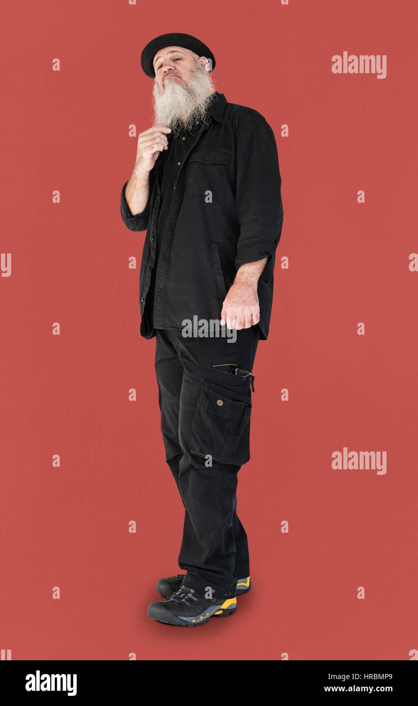 Senior Adult Man Confidence Self Esteem Portrait Stock Photo - Alamy