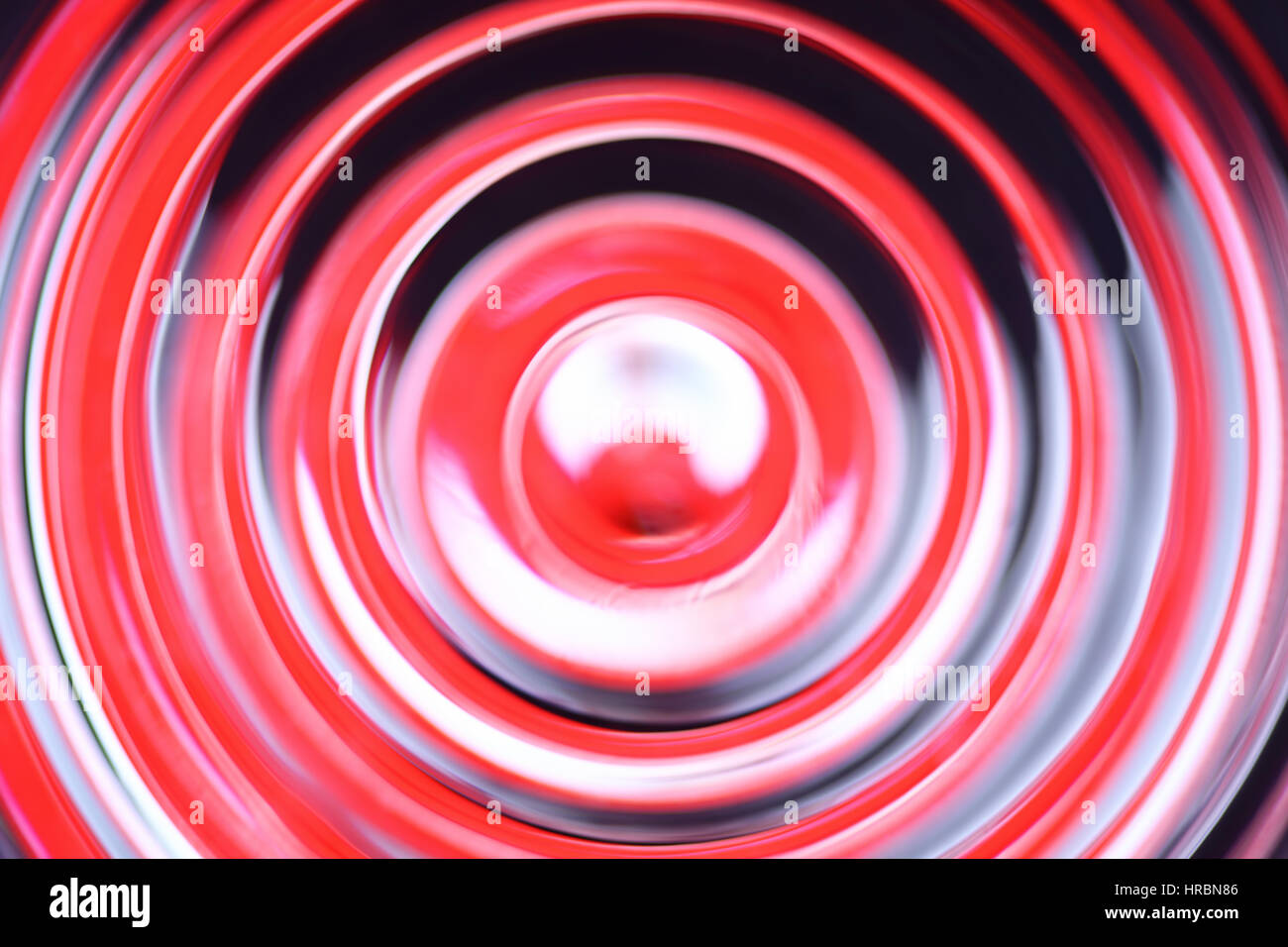 Abstract defocused concentric circles - Stop sign Stock Photo - Alamy