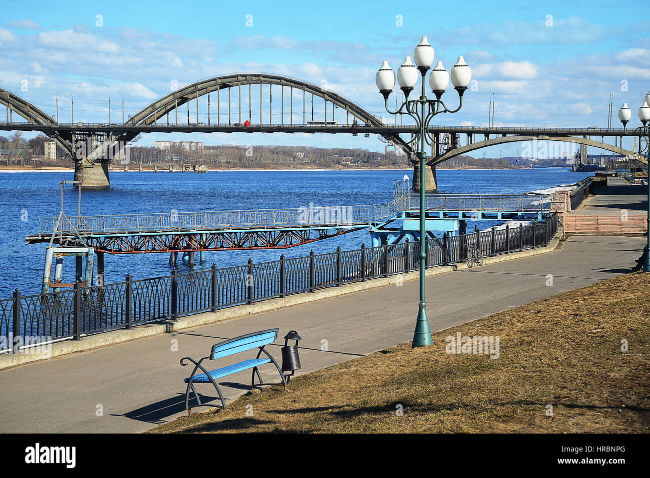 Beautiful view of the road bridge Stock Photo - Alamy