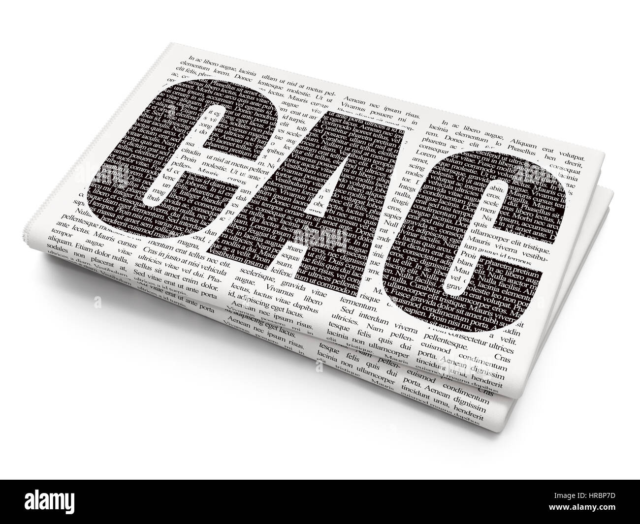 Stock market indexes concept: CAC on Newspaper background Stock Photo ...
