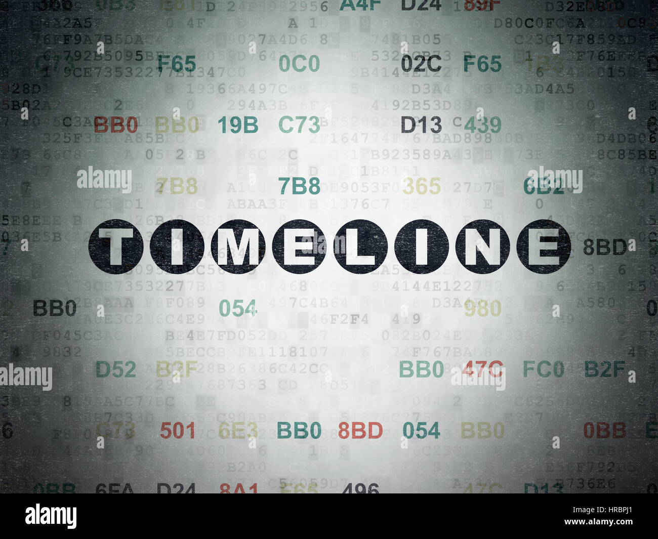 Timeline concept: Timeline on Digital Data Paper background Stock Photo ...