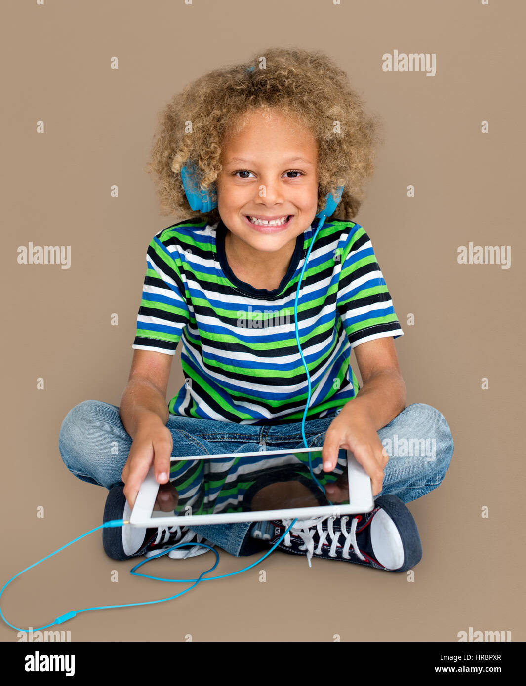 Little Boy Having Fun Portrait Stock Photo - Alamy