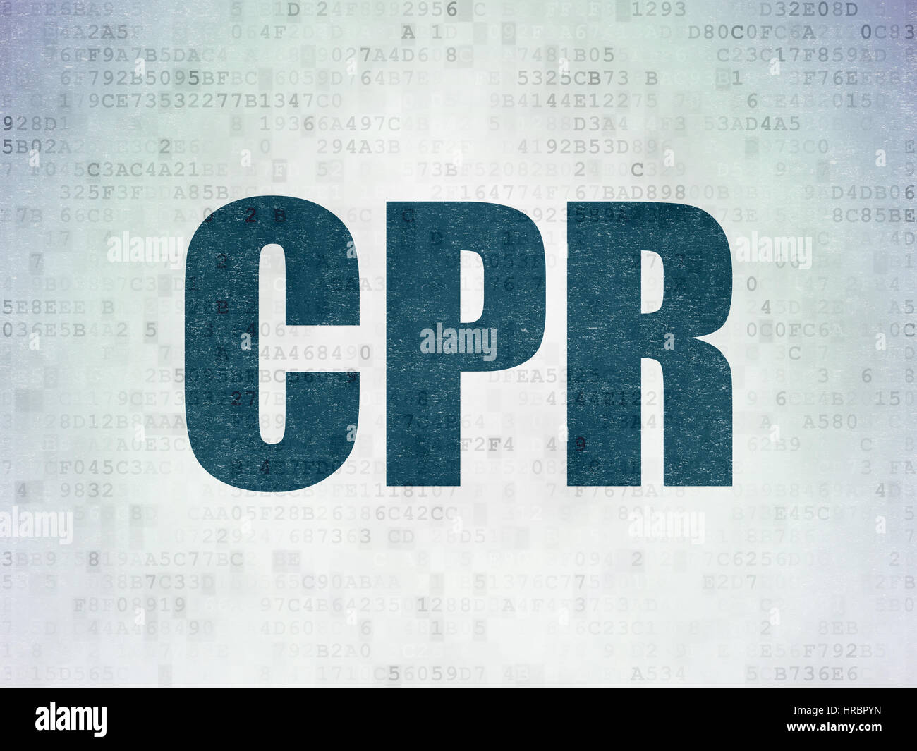 Medicine concept: CPR on Digital Data Paper background Stock Photo - Alamy