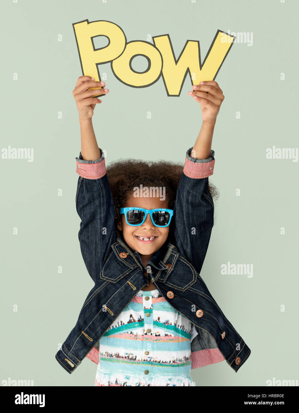 Little Kid Having Fun Portrait Stock Photo - Alamy