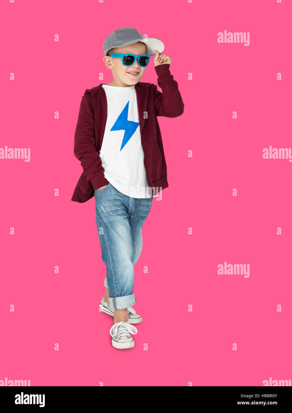 Little Kid Having Fun Portrait Stock Photo - Alamy