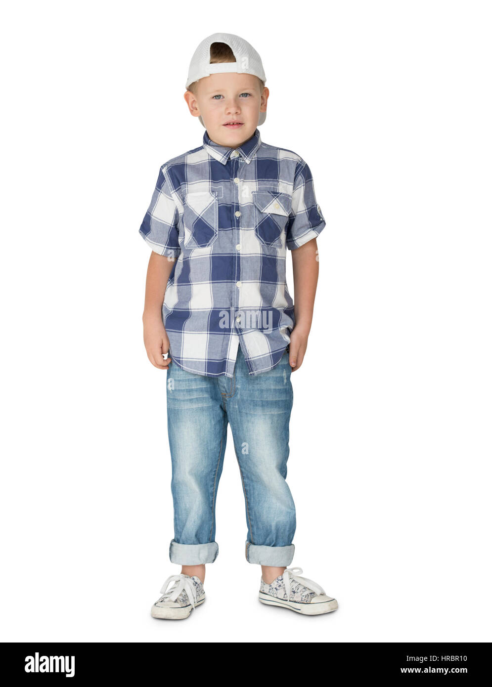 Portrait cute little kid Cut Out Stock Images & Pictures - Alamy