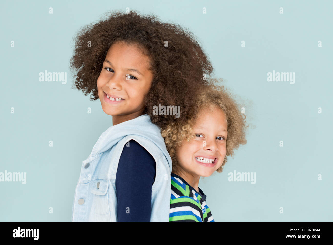 Diverse Kids Having Fun Portrait Stock Photo - Alamy