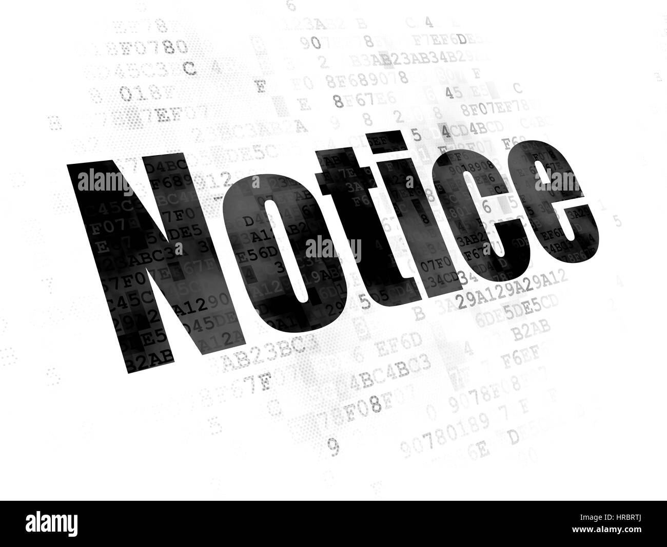 Digital notice Cut Out Stock Images & Pictures - Alamy