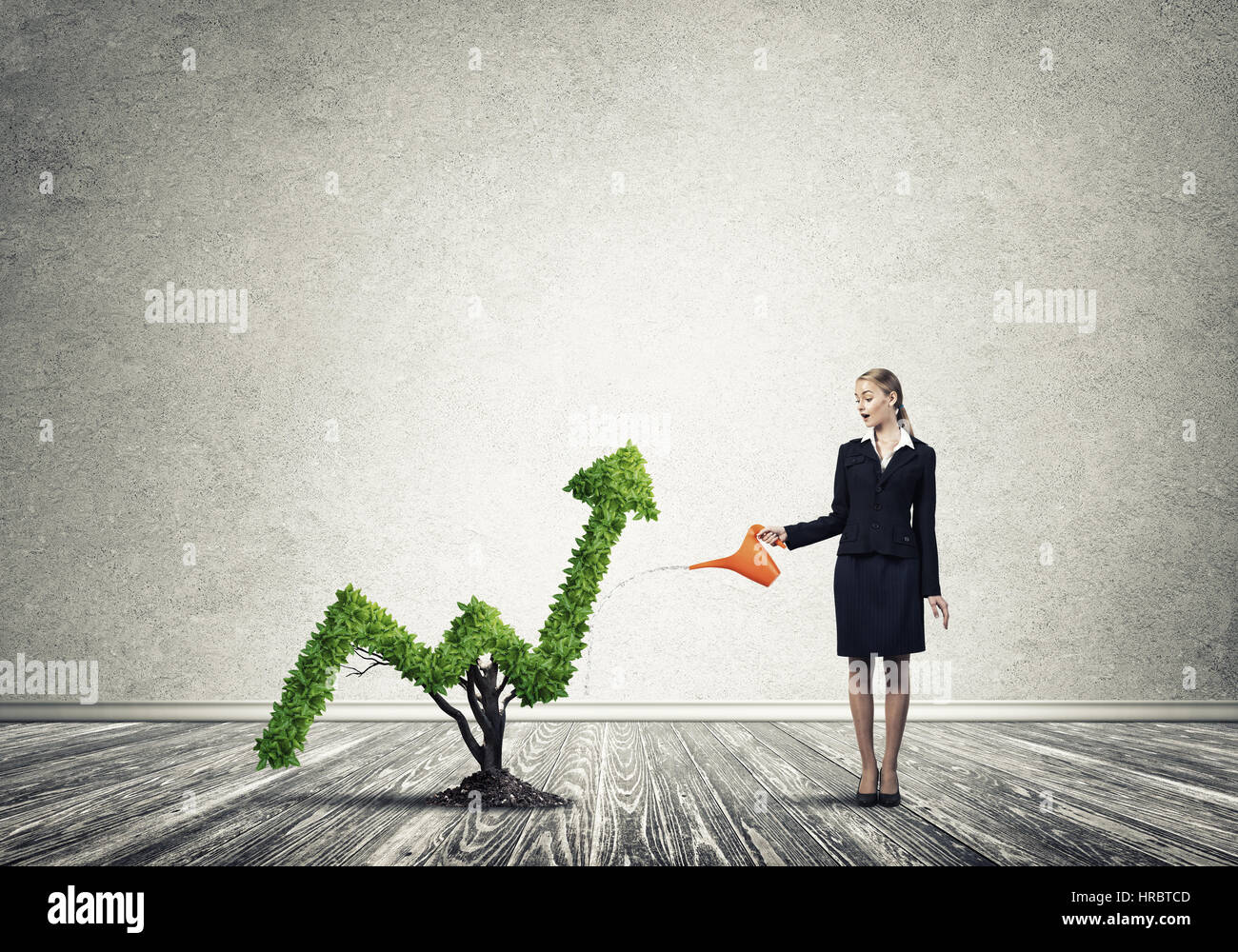 Make your money grow Stock Photo - Alamy