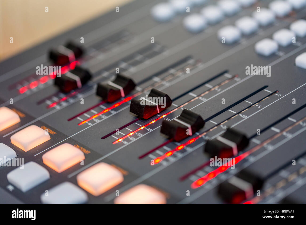 Studio control desk hi-res stock photography and images - Alamy