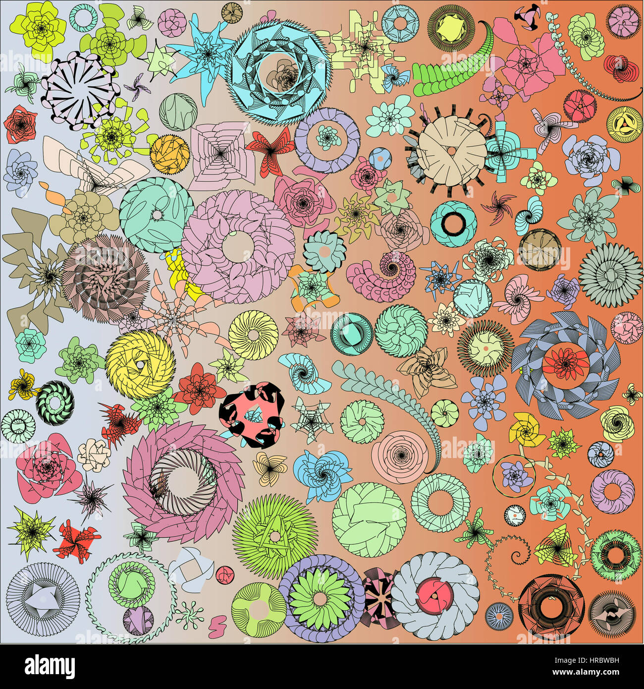 beautiful abstract picture of colorful a gears Stock Photo - Alamy