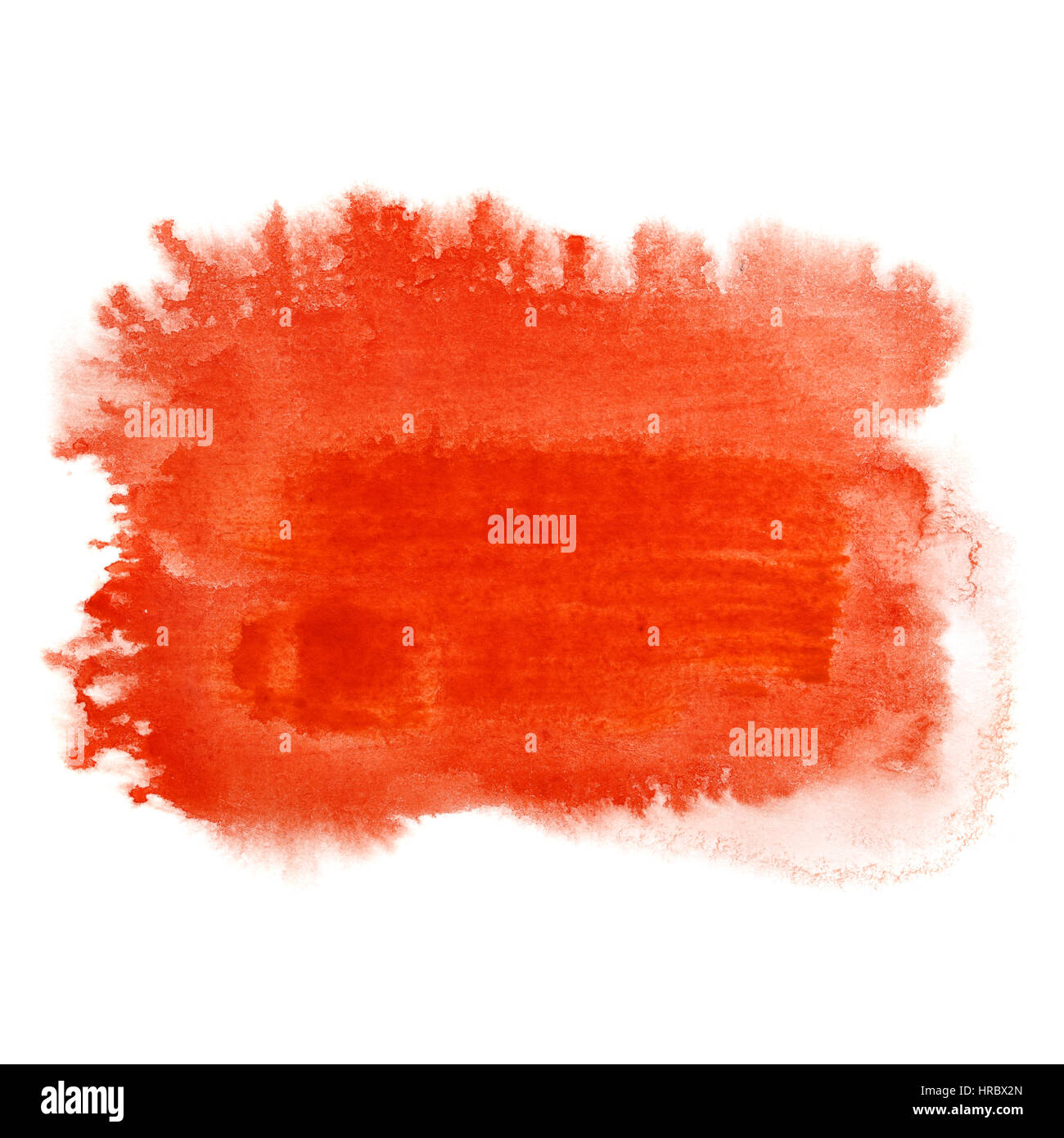 Red watercolor brush stroke. Abstract background. Raster illustration ...