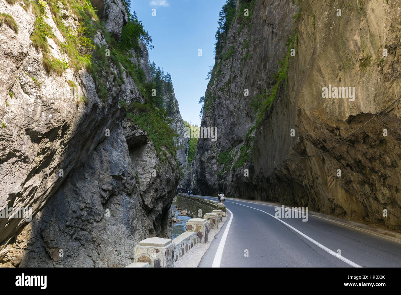 Bicaz Canyon(Cheile Bicazului), Eastern Carpathians Mountains, Moldavia ...