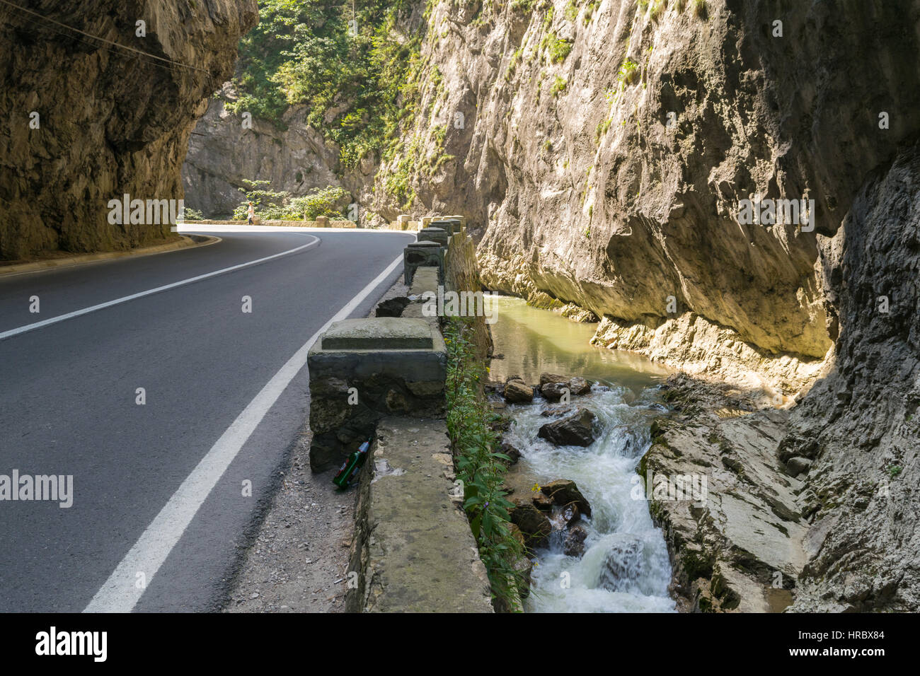 Bicaz Canyon(Cheile Bicazului), Eastern Carpathians Mountains, Moldavia ...