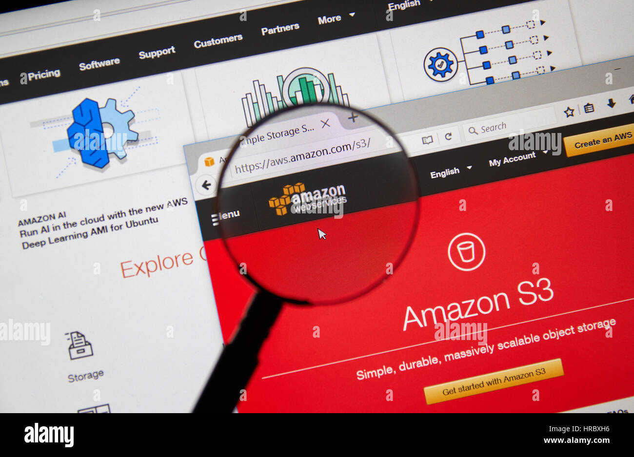 Amazon web services hi-res stock photography and images - Alamy