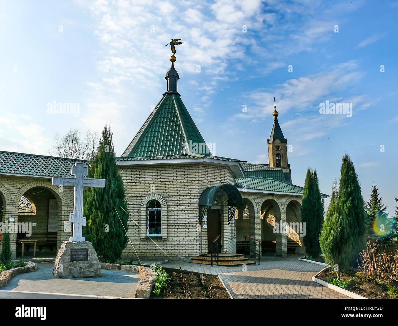 Holy Assumption Monastery, Russia - April 5, 2012: Monastery of the ...