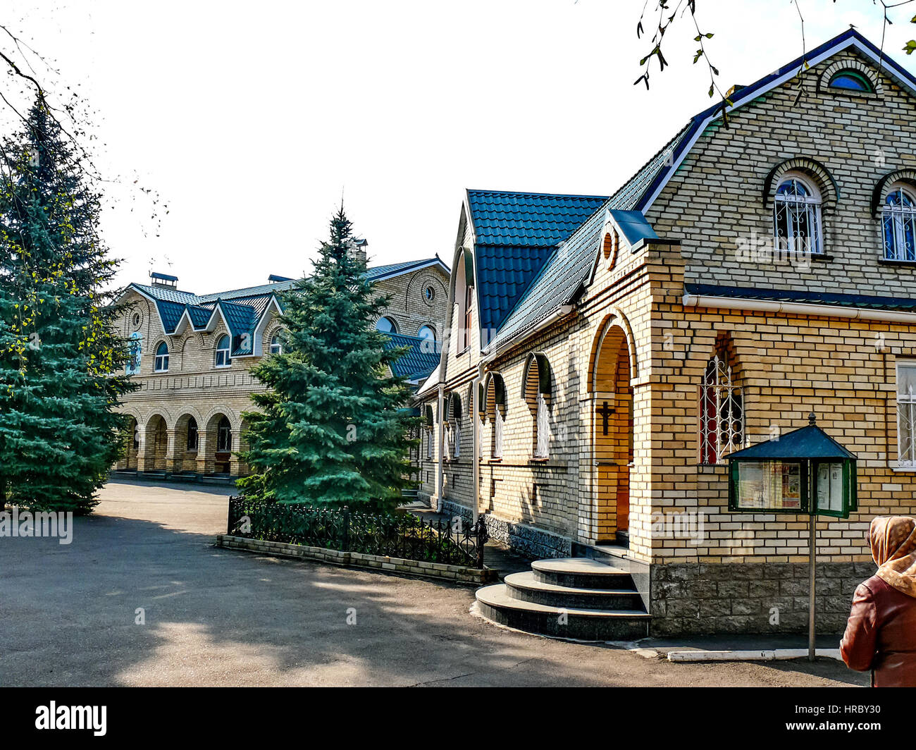 Holy Assumption Monastery, Russia - April 5, 2012: Monastery of the ...