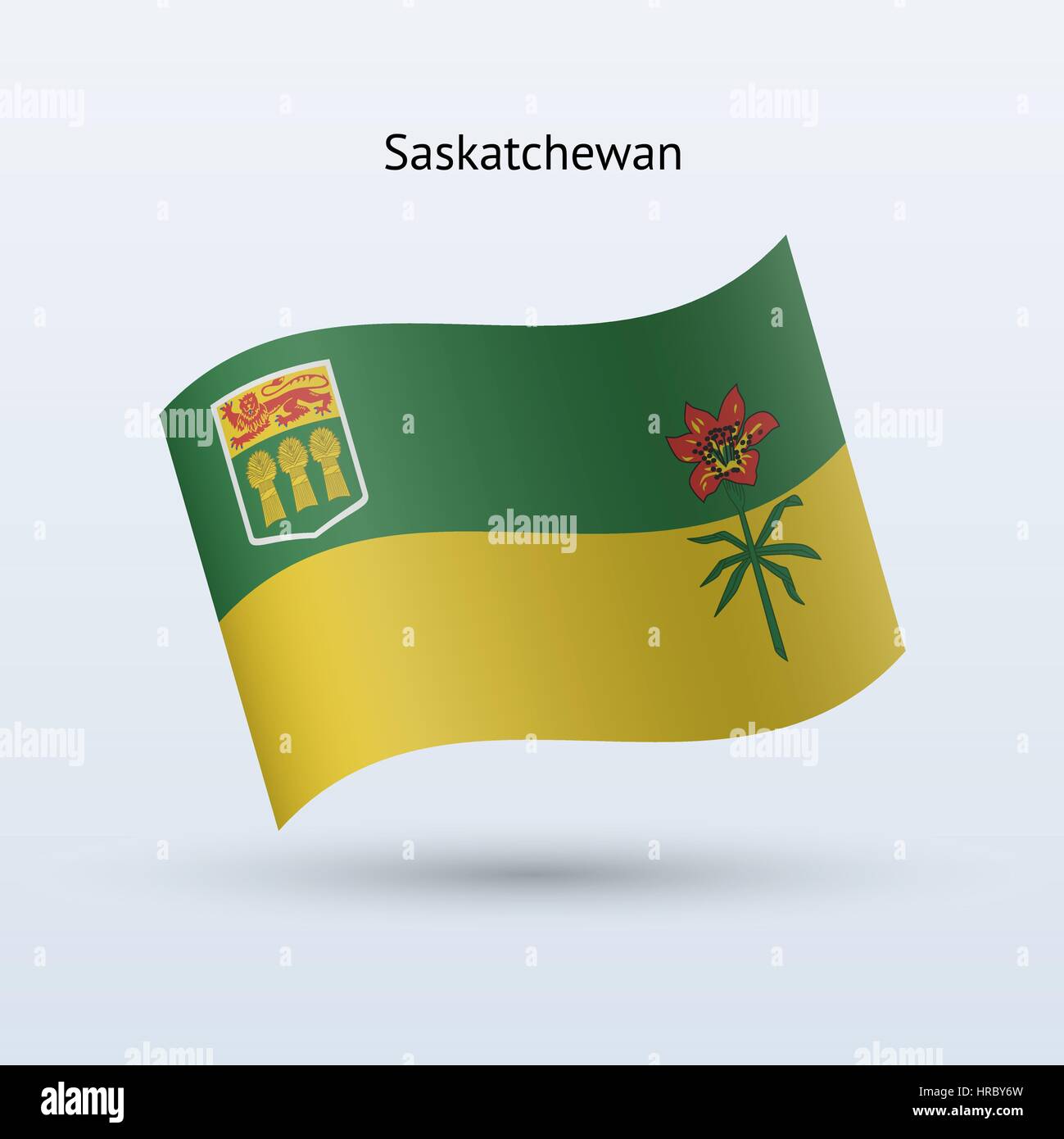 Saskatchewan flag Stock Vector Images - Alamy