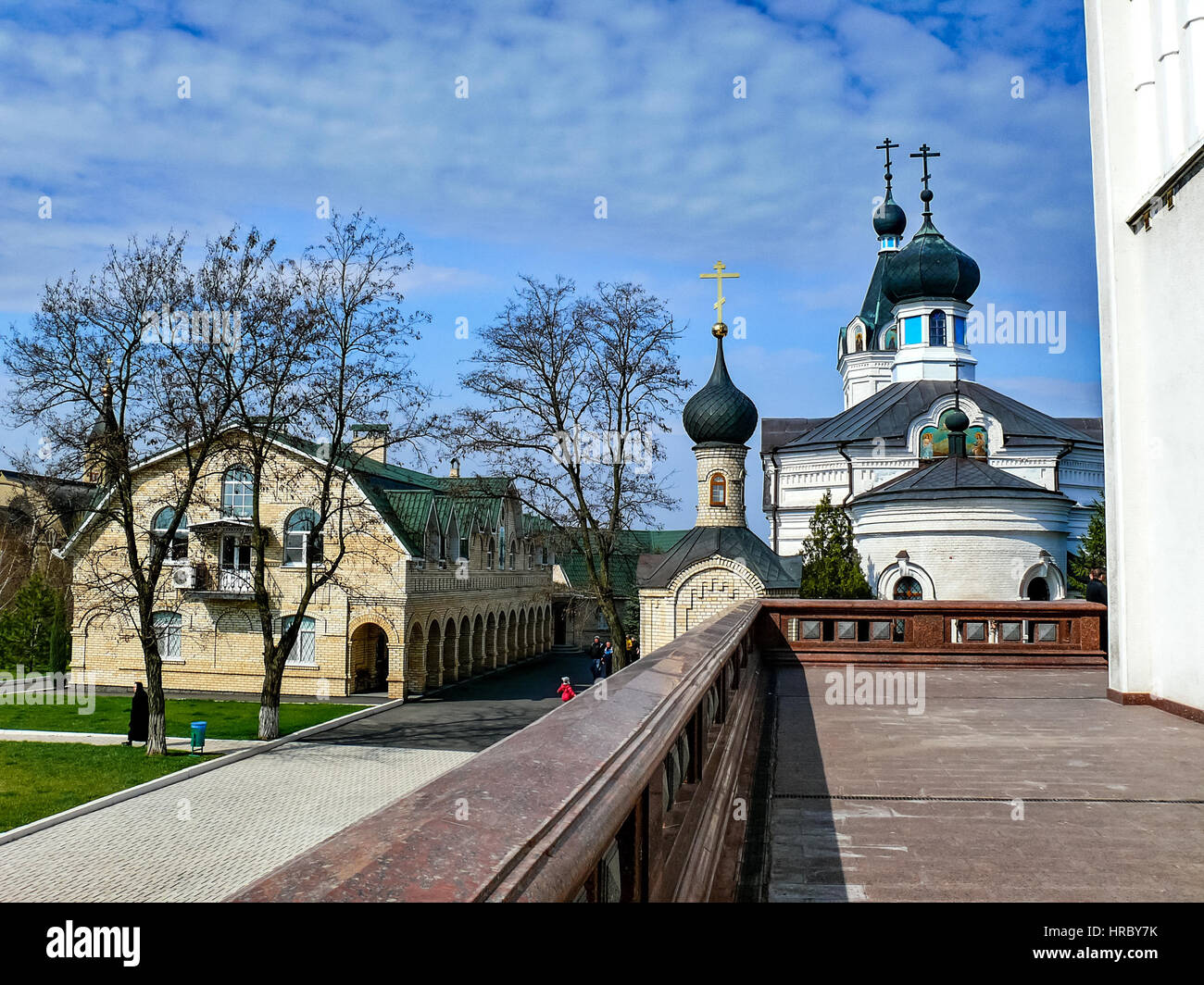 Holy Assumption Monastery, Russia - April 5, 2012: Monastery of the ...