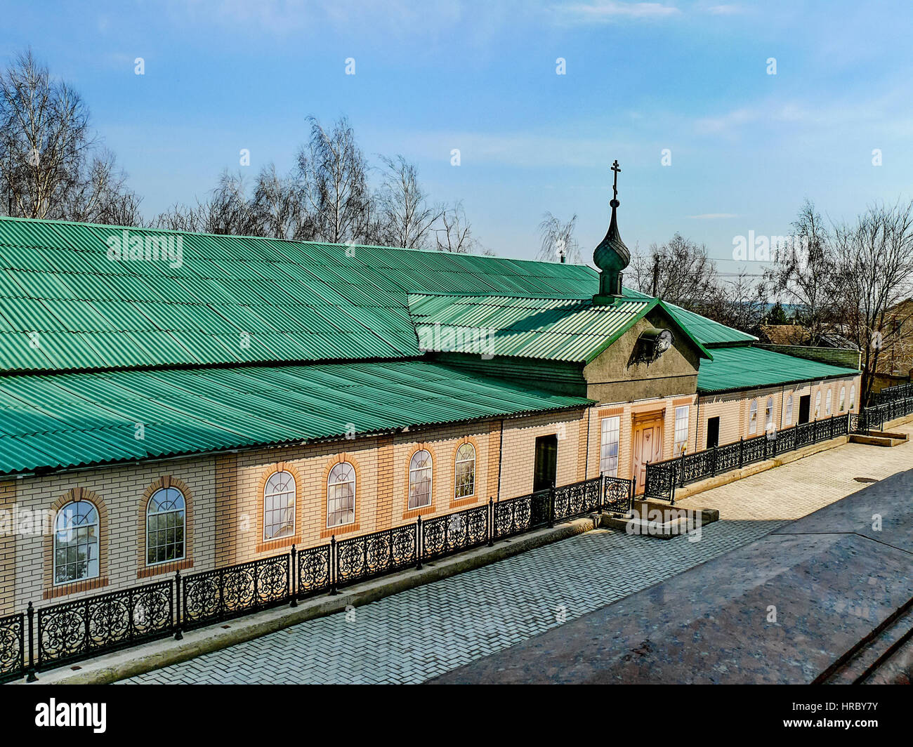 Holy Assumption Monastery, Russia - April 5, 2012: Monastery of the ...