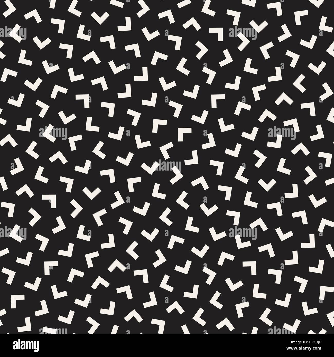 Trendy Texture With Scattered Geometric Shapes. Inspired by Memphis ...