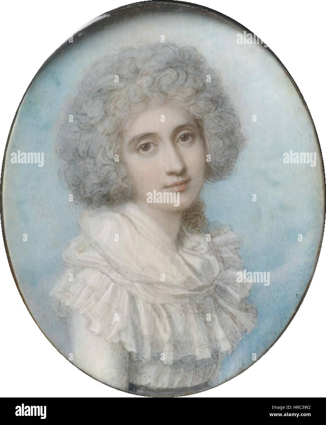 Richard Cosway - Portrait of the Princess Lubomirska 1789 Stock Photo ...