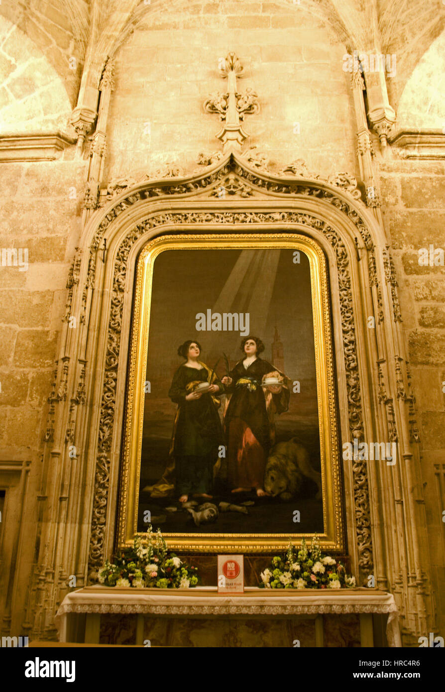 Santa justa santa rufina painting hi-res stock photography and images ...