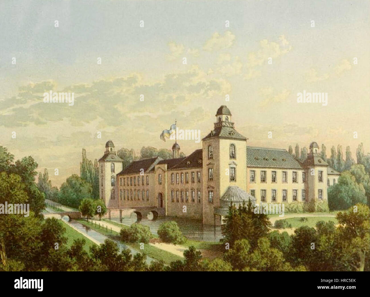 Schloss Calcum Sammlung Duncker Stock Photo - Alamy