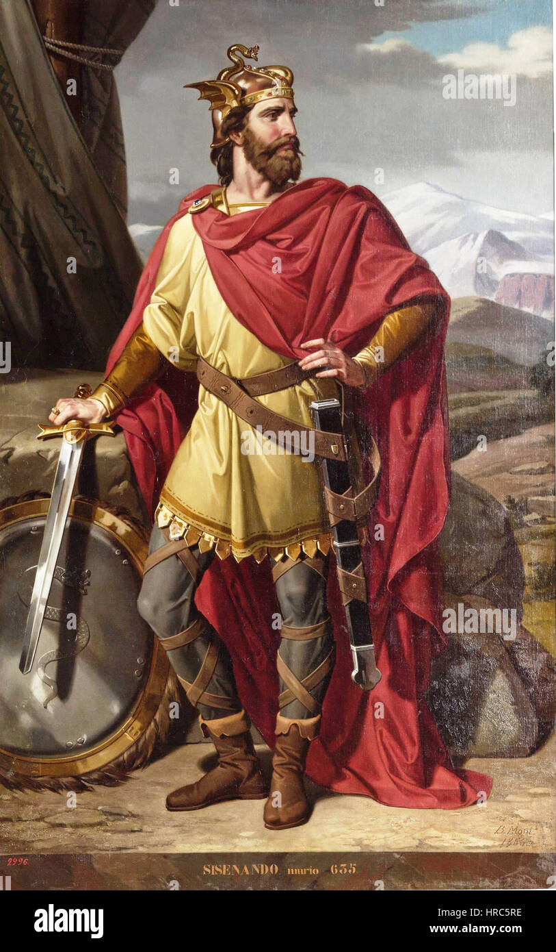 Sisenando, rey de los Visigodos (Museo del Prado Stock Photo - Alamy