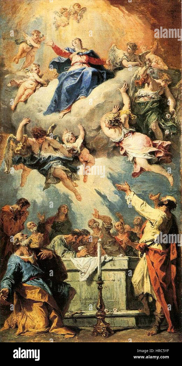 Sebastiano Ricci - Assumption 1702 Stock Photo - Alamy