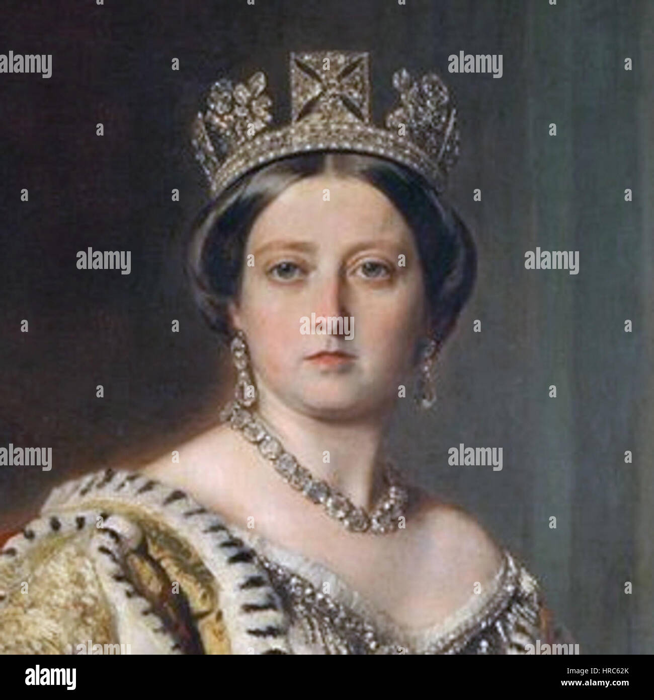Queen Victoria 1859 Stock Photo - Alamy