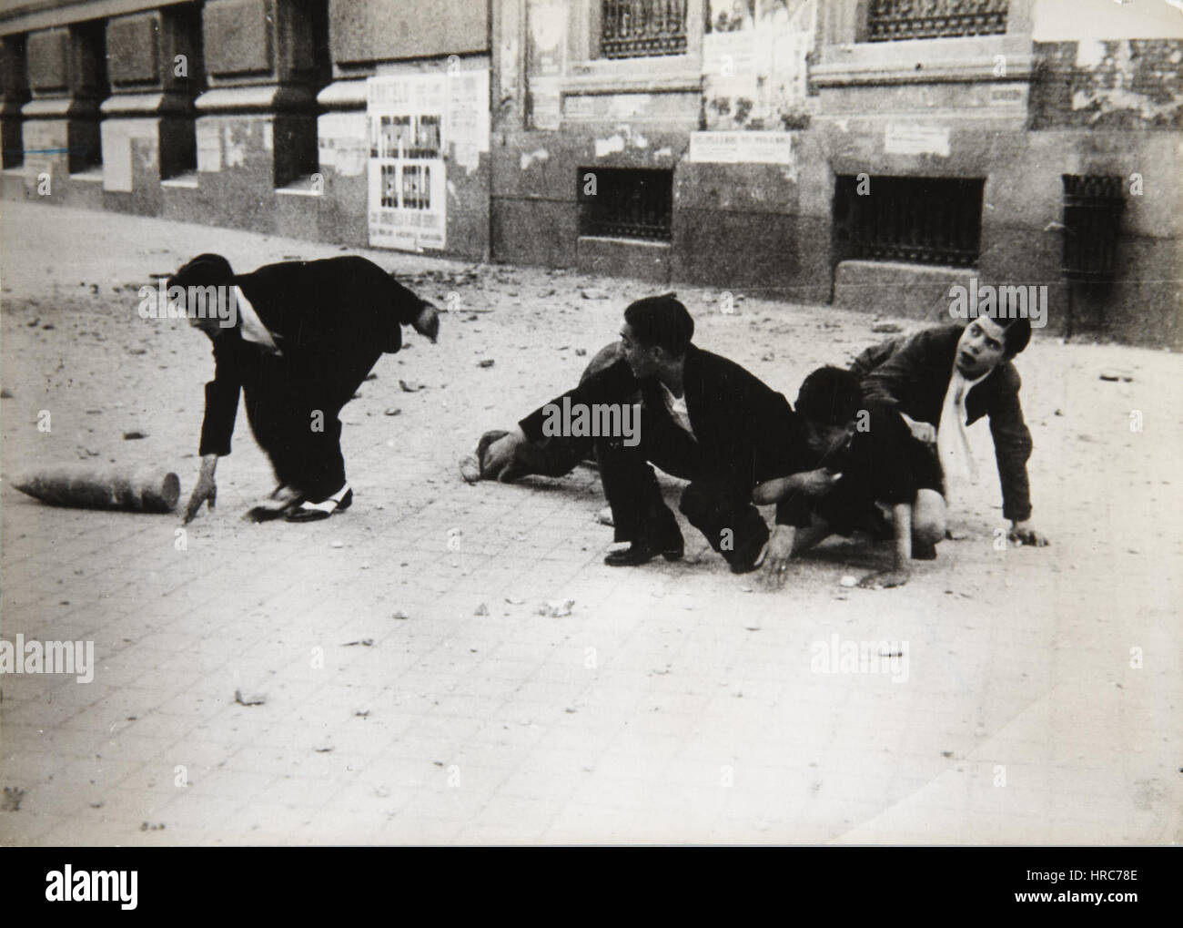 Running to the nearest shelter - Google Art Project Stock Photo - Alamy
