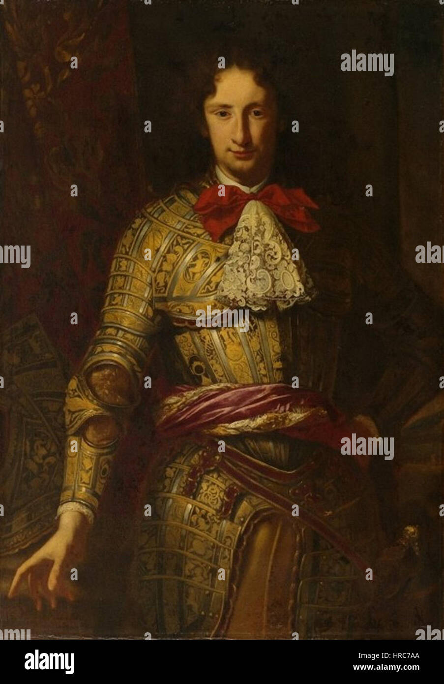Ritratto in Armatura del Marchese Carlo IV Borromeo Arese Stock Photo ...