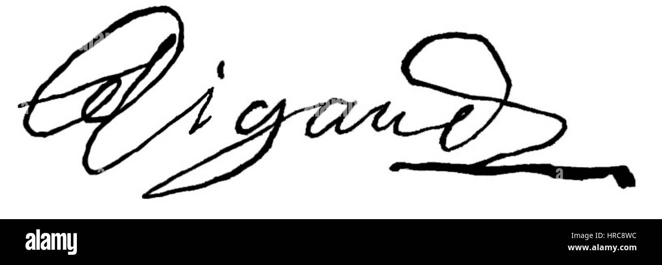 Signature of louis xiv hi-res stock photography and images - Alamy