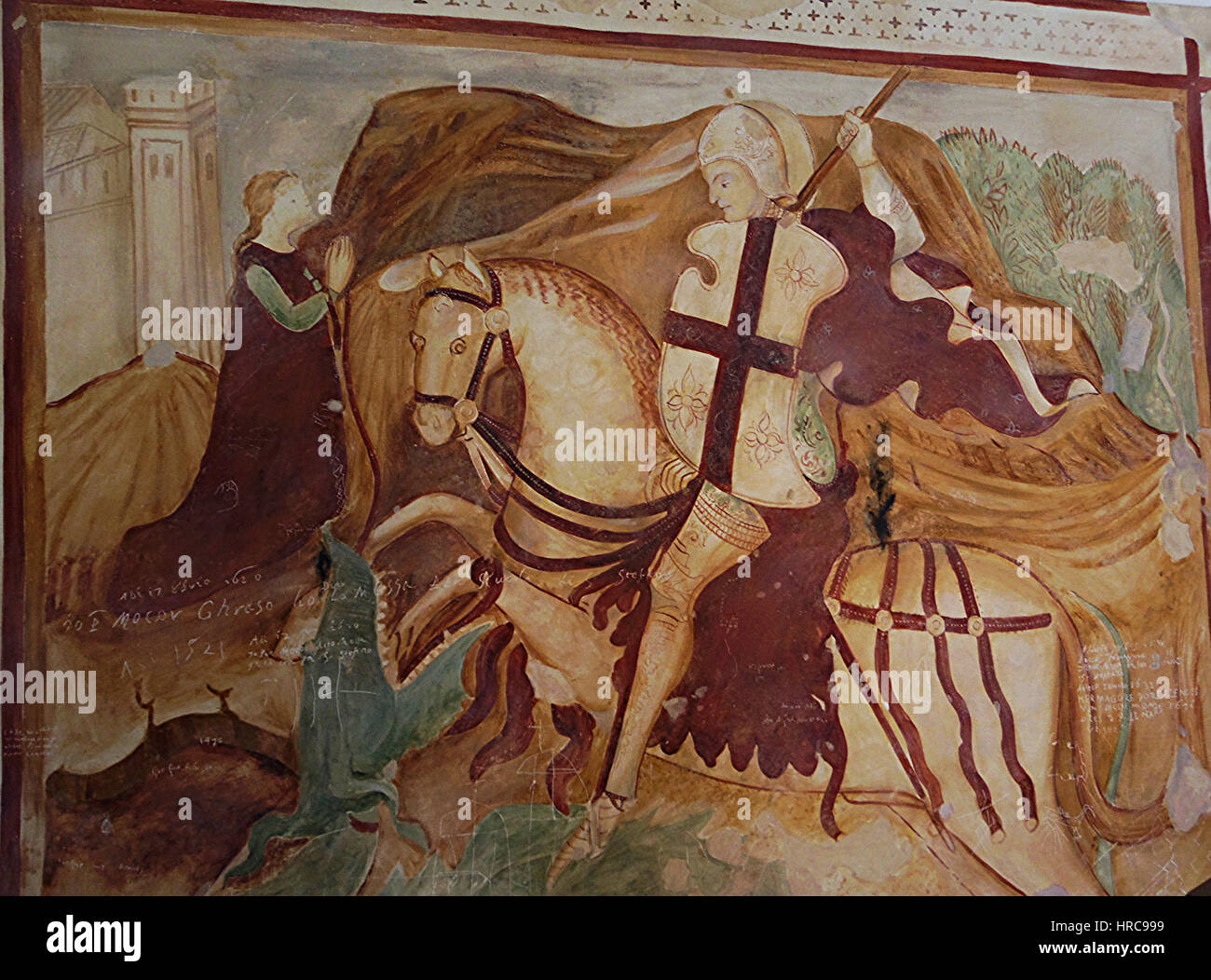 Saint George and the Dragon (Koper Regional Museum Stock Photo - Alamy