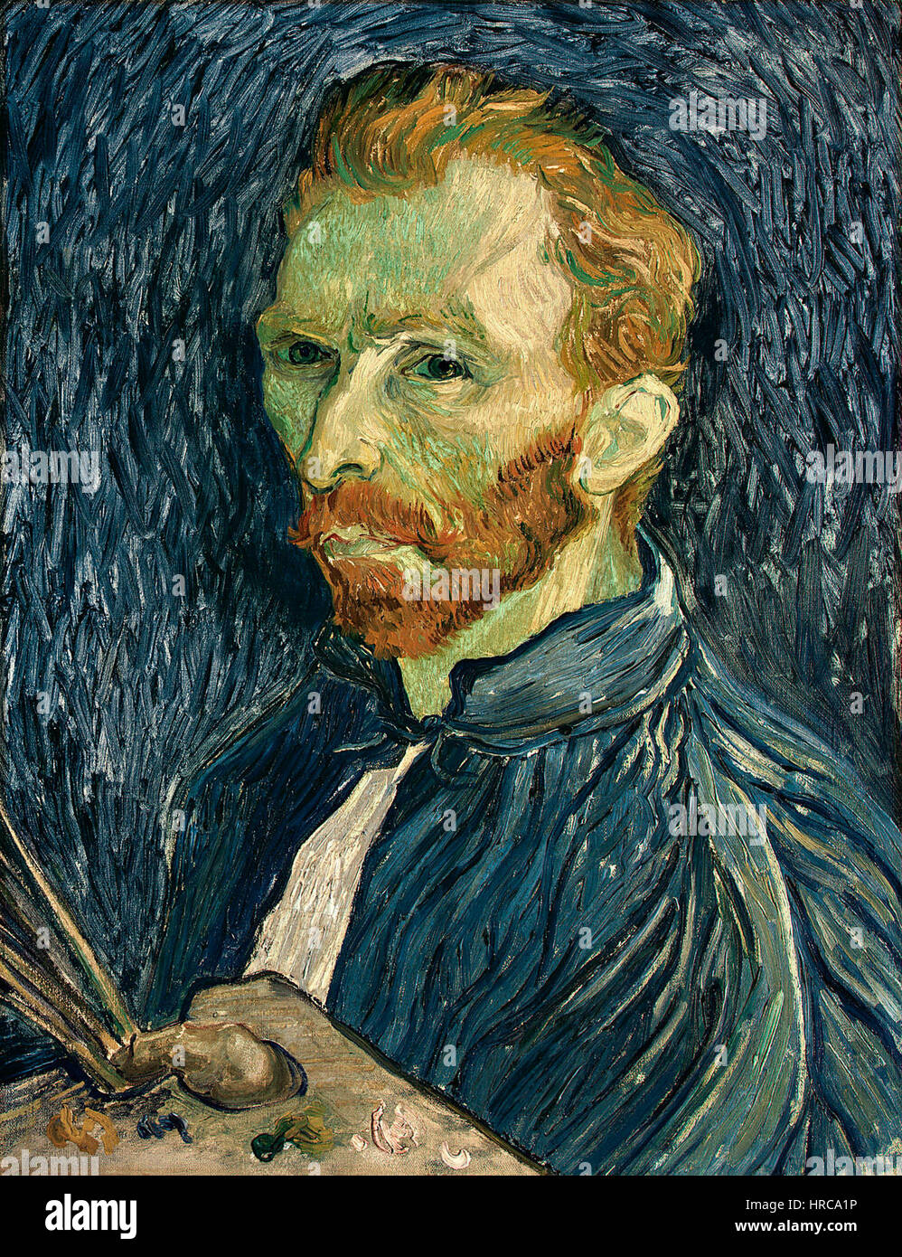 Self-Portrait (1889) by Vincent van Gogh Stock Photo - Alamy