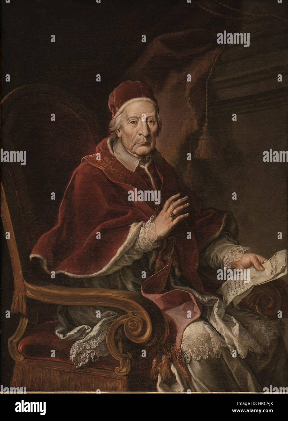 The 'Retrato del Papa Clemente XII' is a formal portrait of Pope ...