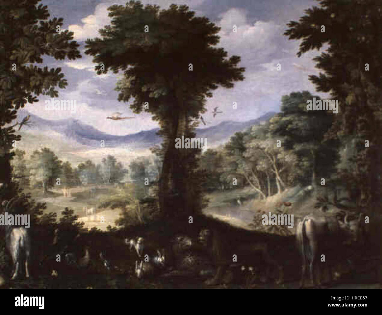 Adam and eve garden of eden hi-res stock photography and images - Alamy