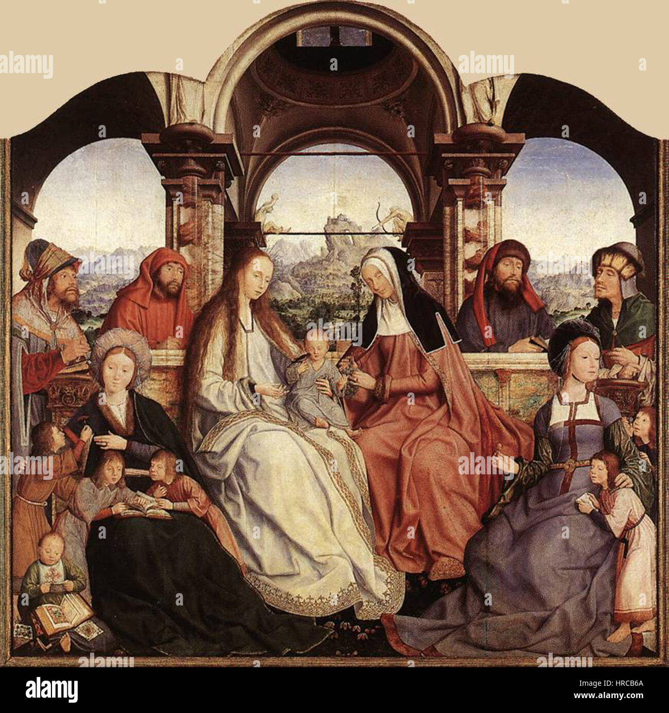 Quinten Massijs (I) - St Anne Altarpiece (central panel) - WGA14265 ...