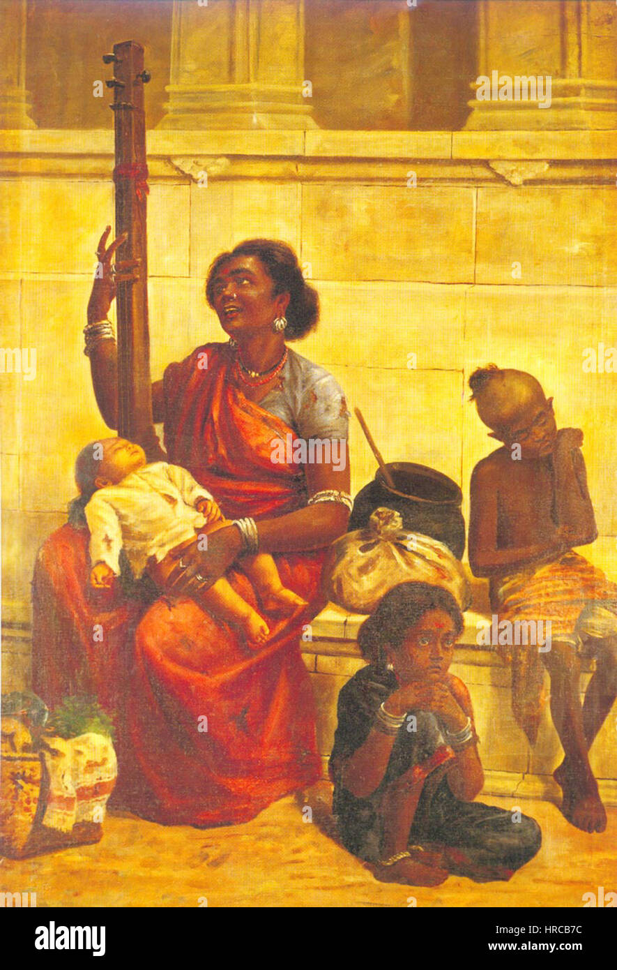 R Varma Gypsies Stock Photo - Alamy