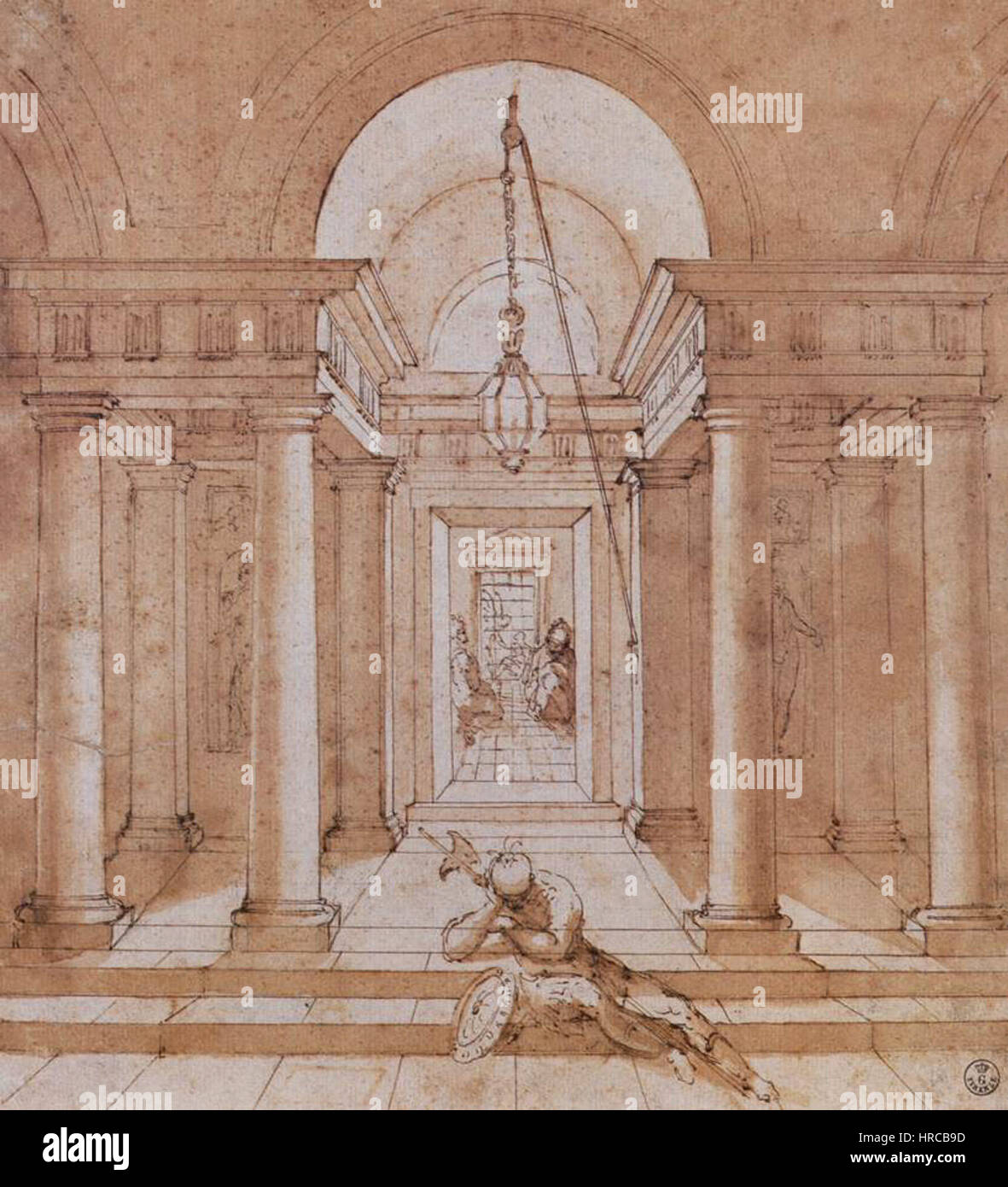 In this piece, Raphael portrays a soldier before the cell of St. Peter ...