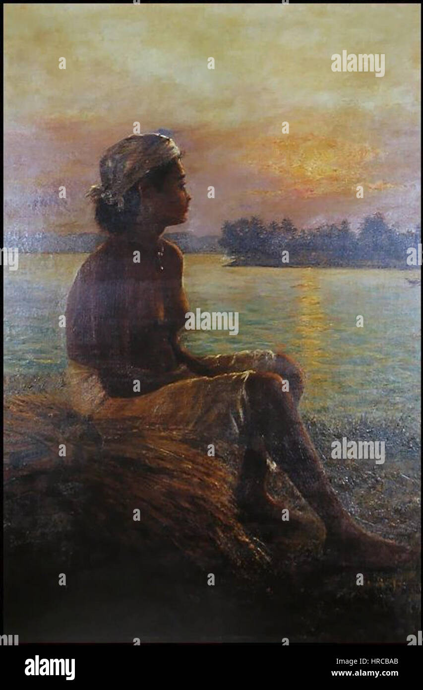 Raja Ravi Varma, The Reaper Stock Photo - Alamy