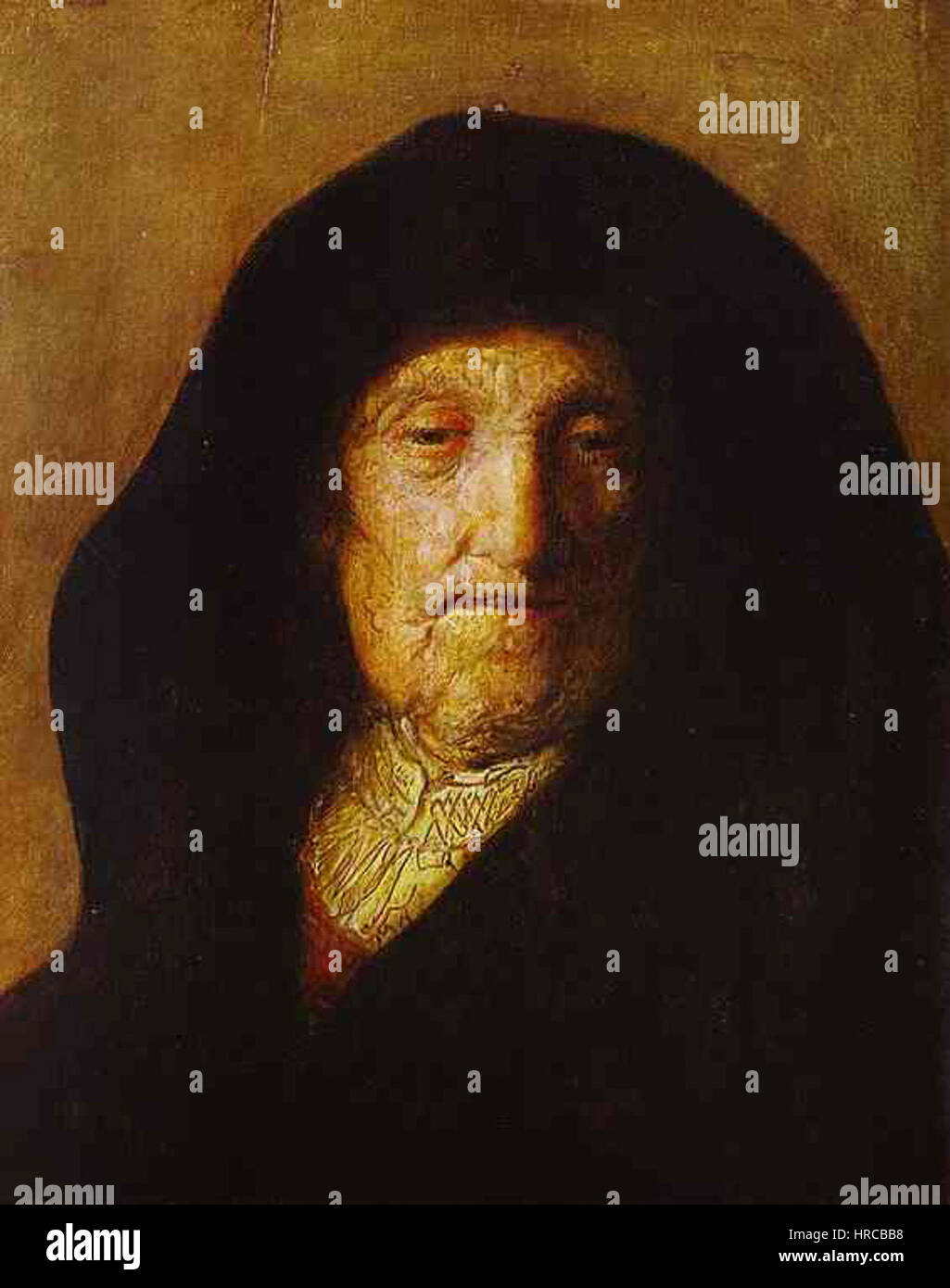 'Rembrandt Mather' is a portrait attributed to Rembrandt, capturing a ...