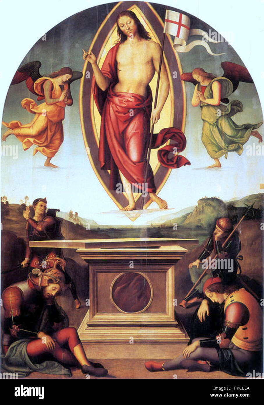 Fine arts painting resurrection christ hi-res stock photography and ...
