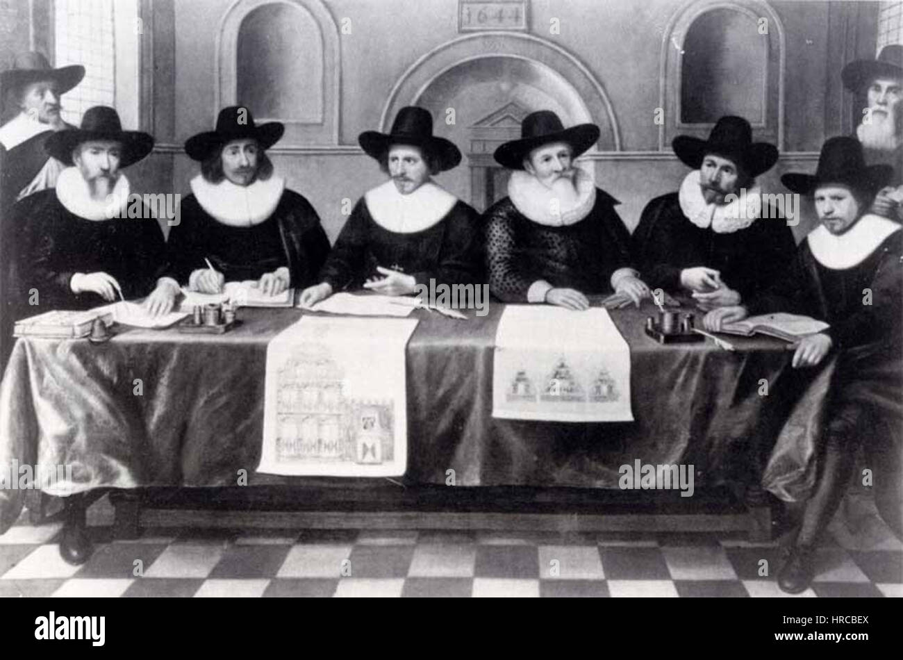 Jan Verzijl’s 'Regenten van het Weeshuis van Gouda' depicts the ...