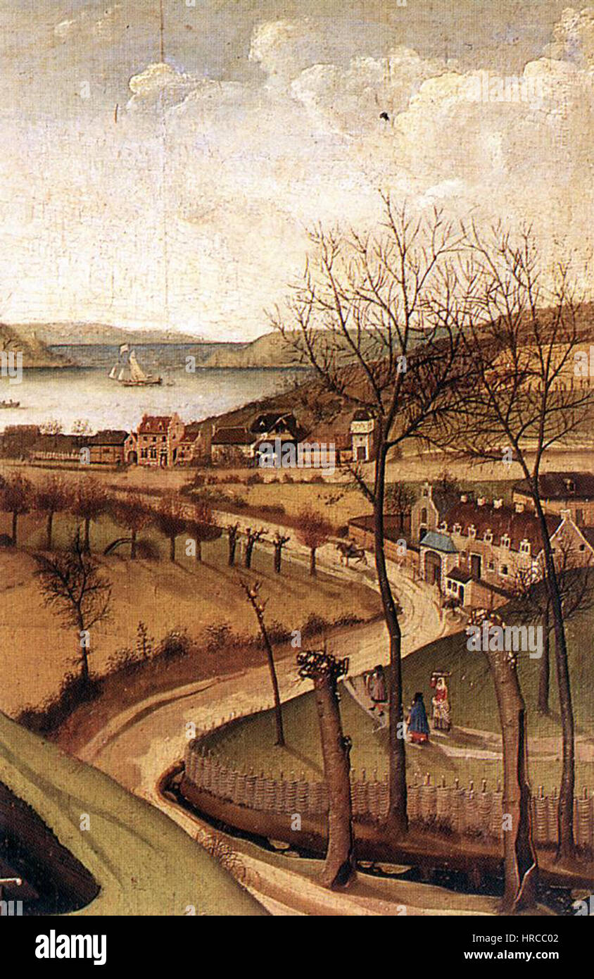 Robert Campin - The Nativity (detail) - WGA14429 Stock Photo - Alamy
