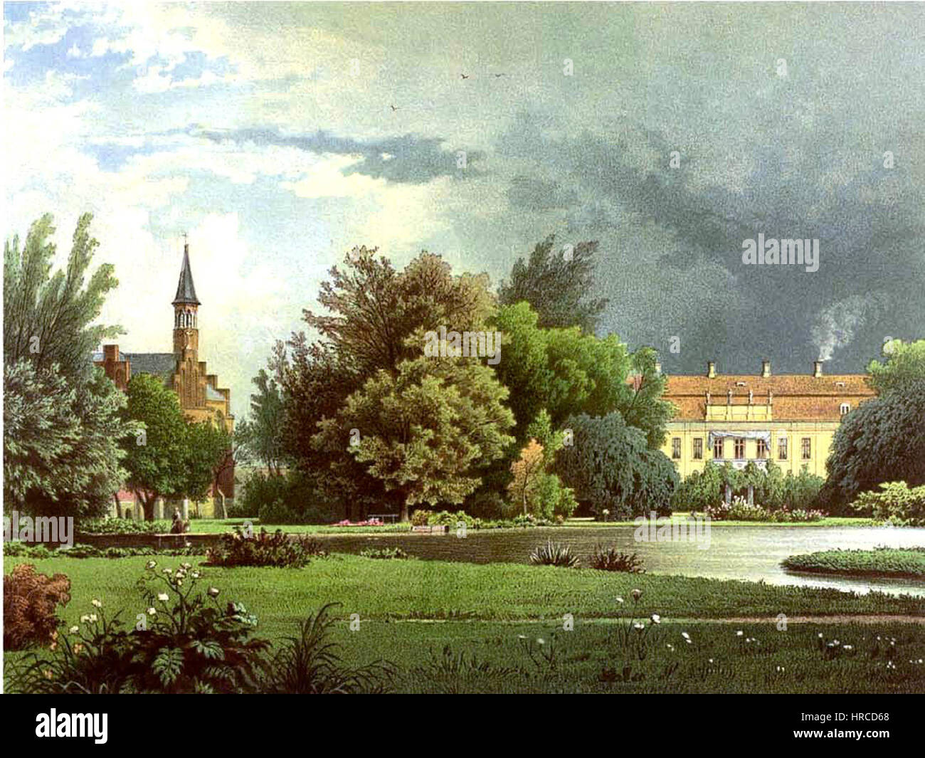 Schloss Malitsch Sammlung Duncker Stock Photo - Alamy