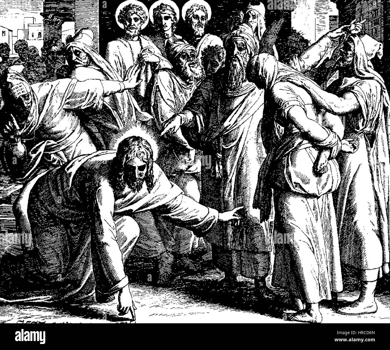 Schnorr von Carolsfeld Bibel in Bildern 1860 201 Stock Photo - Alamy