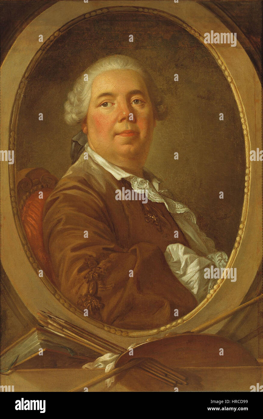 Self-portrait van Loo Stock Photo - Alamy