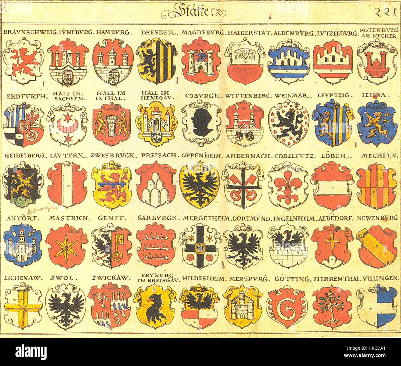 Siebmacher 221 refers to a heraldic work by Johann Siebmacher, a ...